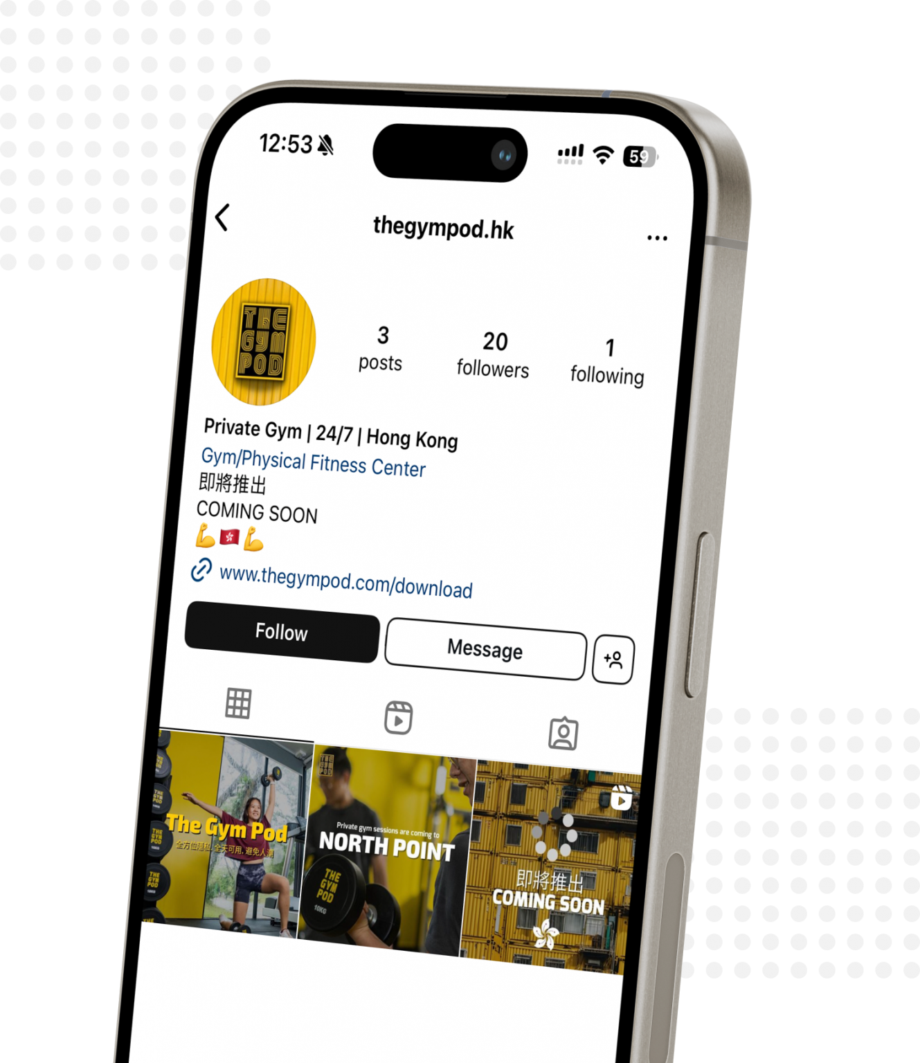 The Gym Pod – Just Get Started